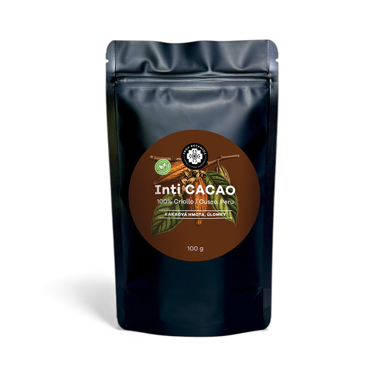 Inti Cacao - hmota, 100g - Inca Botanica